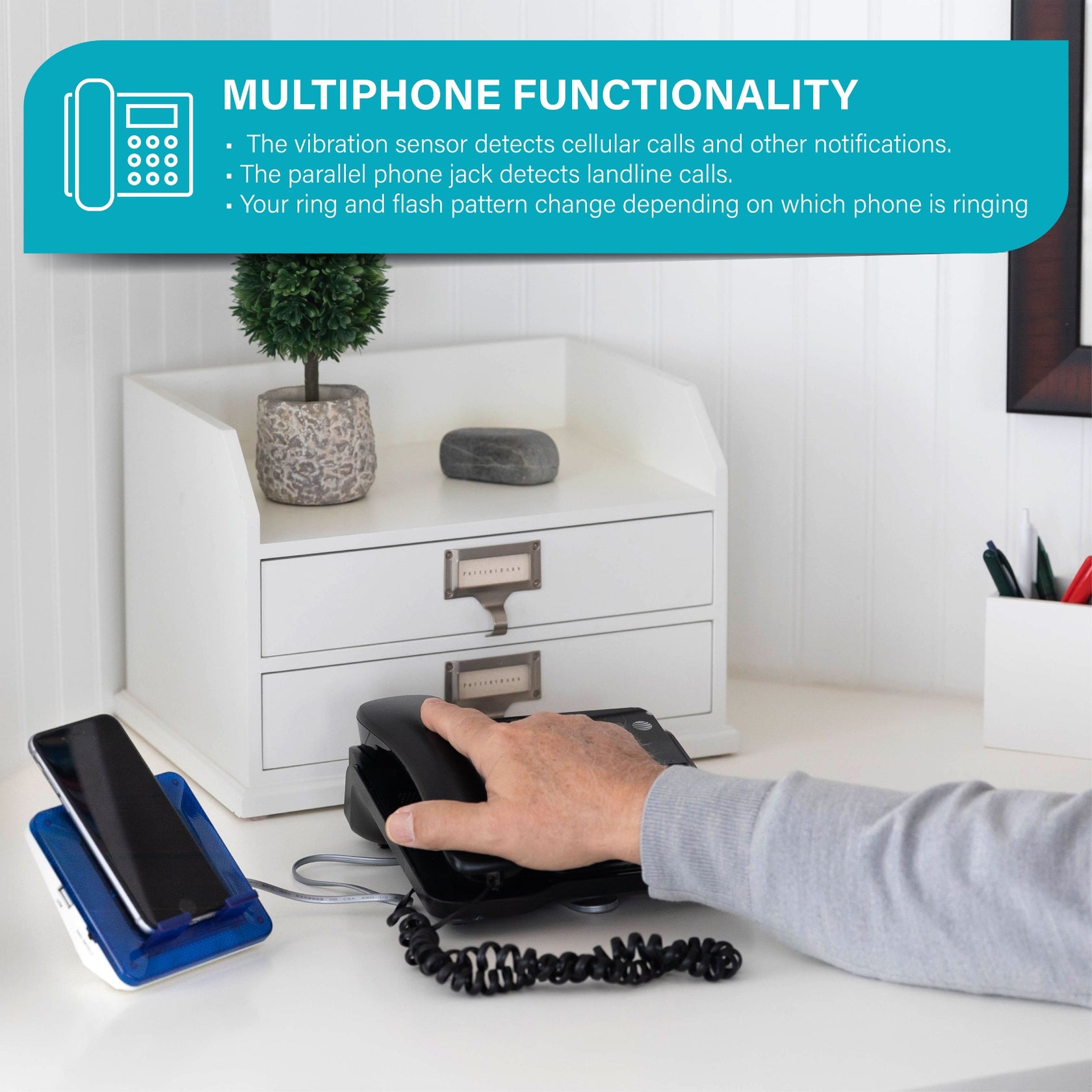 Extra Loud Telephone Ring Amplifier & Flasher – Serene Group, Inc.